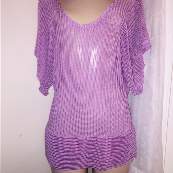 Swim | Rare One Of Kind Purple Beach Cover Up | Poshmark